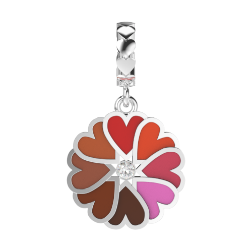 Experience Emotions Charm-silver - Charms - 925 sterling silver | Y Jewelry