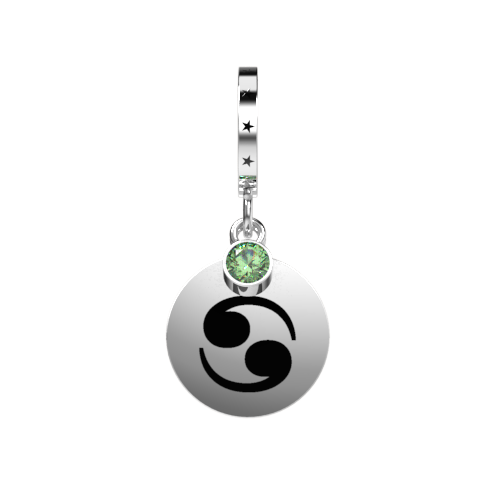 The Caring Cancerian Charm-silver - Charms - 925 sterling silver | Y ...