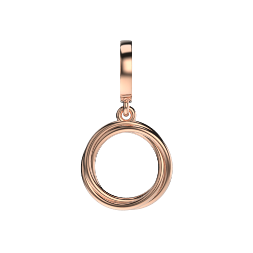 Ageless Infinity Charm-rose gold - Charms - 925 sterling silver with ...